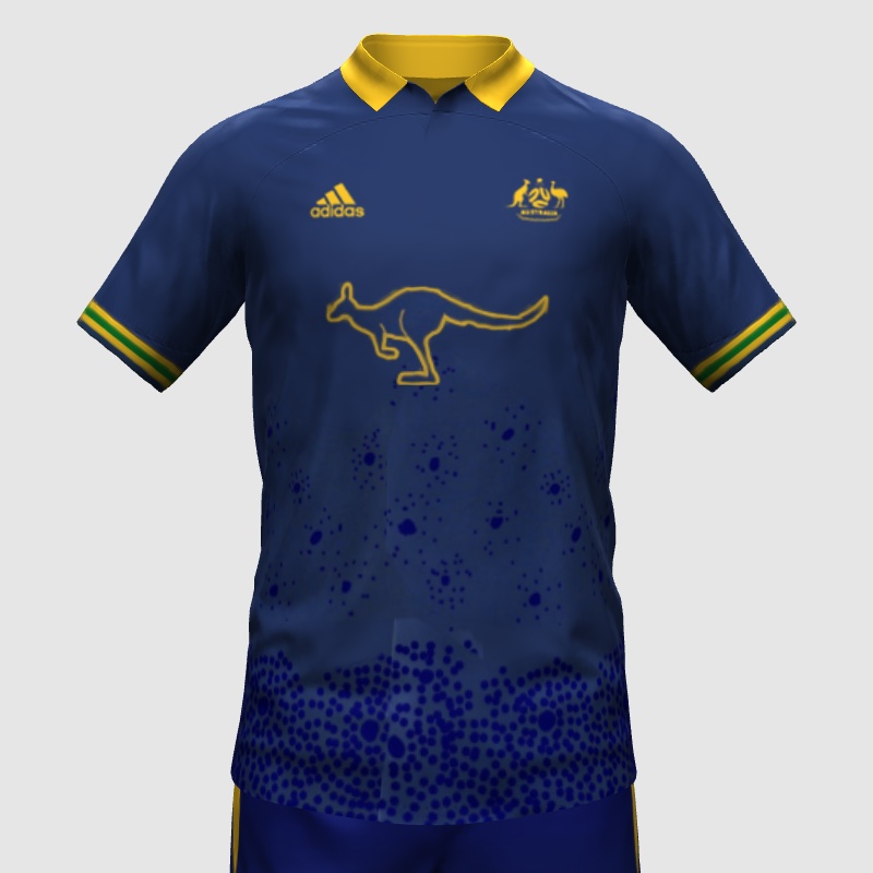 WC Australia Away Kit - FIFA 23 Kit Creator Showcase