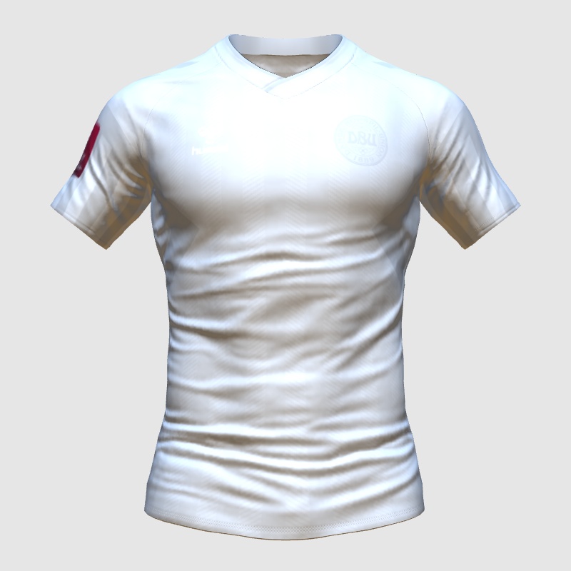 Denmark WC Qatar 2022 Away Kit - FIFA Kit Creator Showcase
