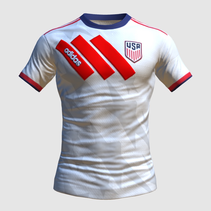 Usa Adidas home concept shirt - FIFA 23 Kit Creator Showcase