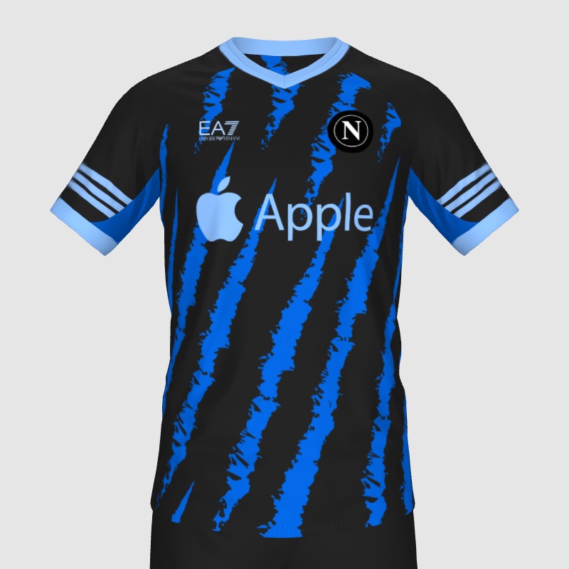 SSC Napoli Maglia azzurra halloween away kit 2023 - FIFA Kit Creator ...
