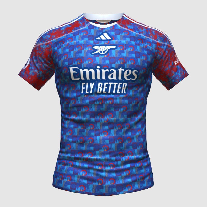 Arsenal 3rd kit concept "London Underground" - FIFA 23 Kit Creator Showcase