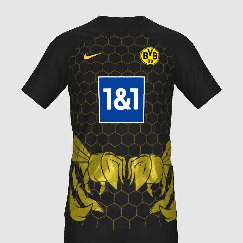 Borussia Dortmund Bee Kit Concept - FIFA Kit Creator Showcase