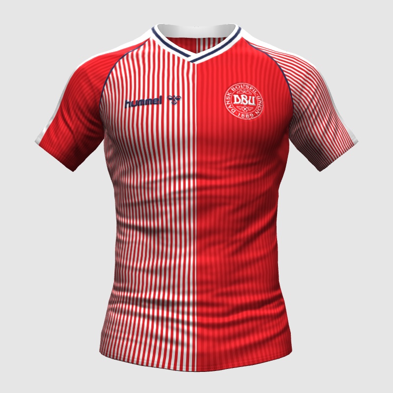 DENMARK hummel FWC MEXICO 86 HS - FIFA 23 Kit Creator Showcase