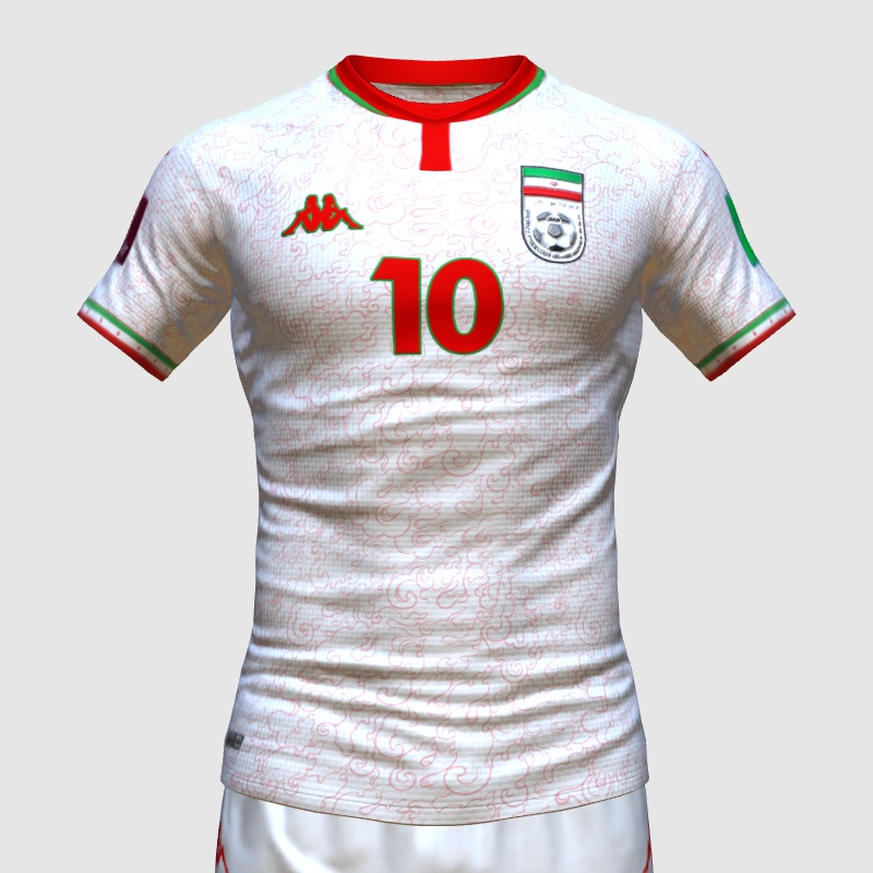 Iran FIFA World Cup 2022 home - FIFA Kit Creator Showcase