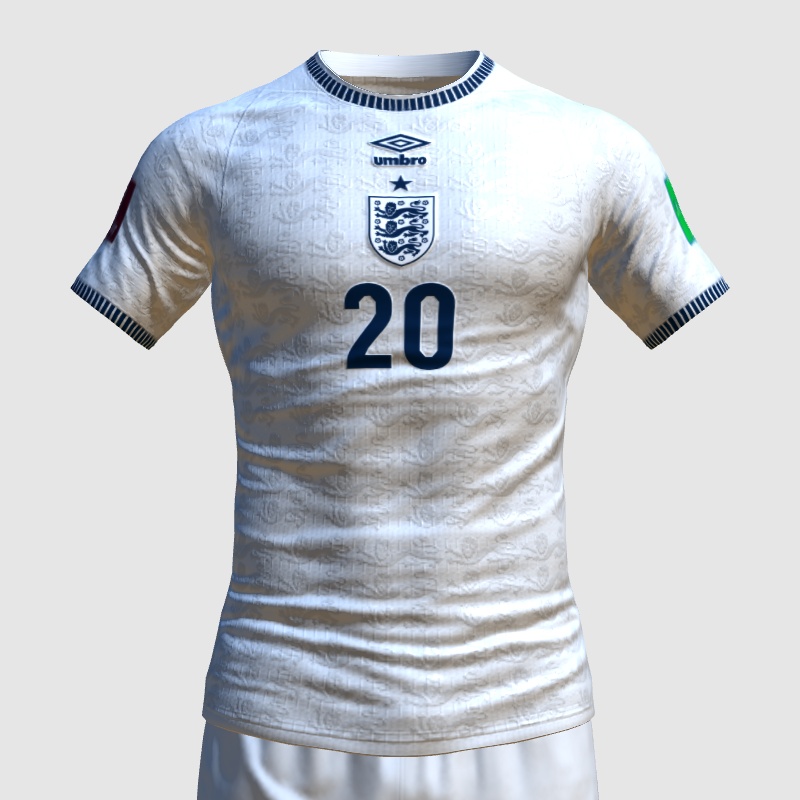England FIFA World Cup 2022 home - FIFA 23 Kit Creator Showcase