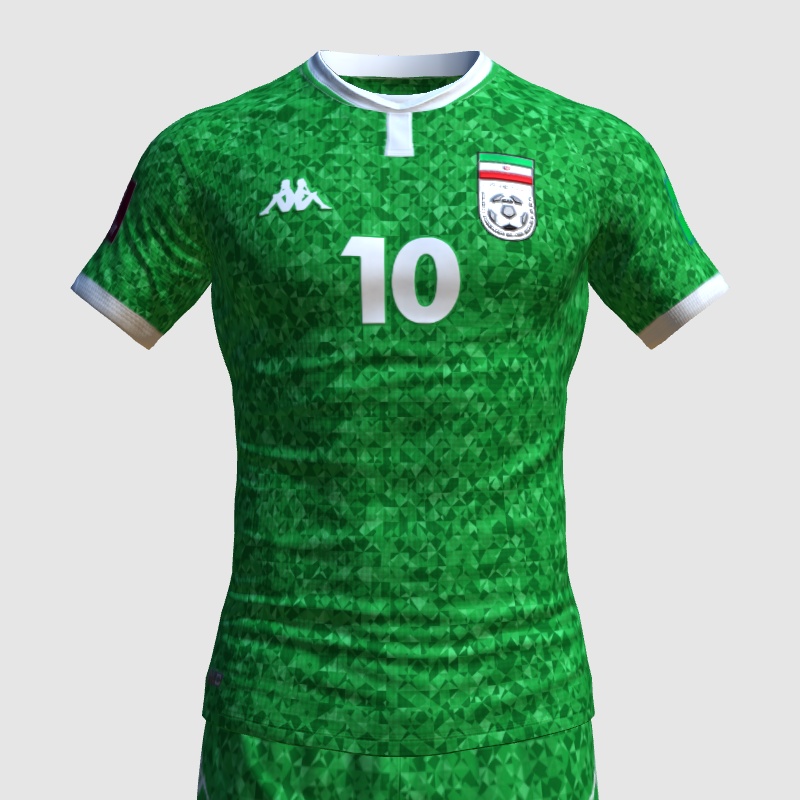Iran FIFA World Cup 2022 away - FIFA Kit Creator Showcase