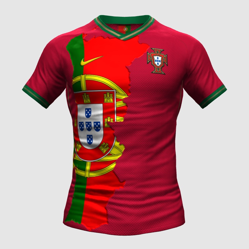 Portugal Flag Map - FIFA Kit Creator Showcase