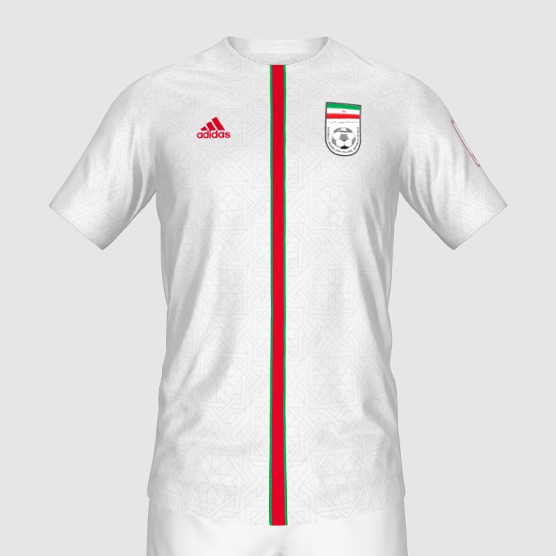 Iran 1st Kit (2022 World Cup Project; Group B) - FIFA 23 Kit Creator ...