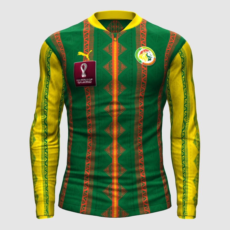 Senegal World Cup Jacket Redesign - FIFA 23 Kit Creator Showcase