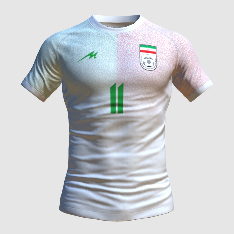 2022 WC Iran Home - FIFA Kit Creator Showcase