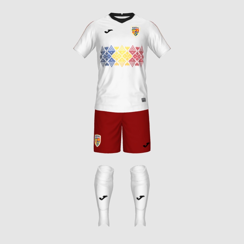 Romania World Cup Home Kit - FIFA Kit Creator Showcase
