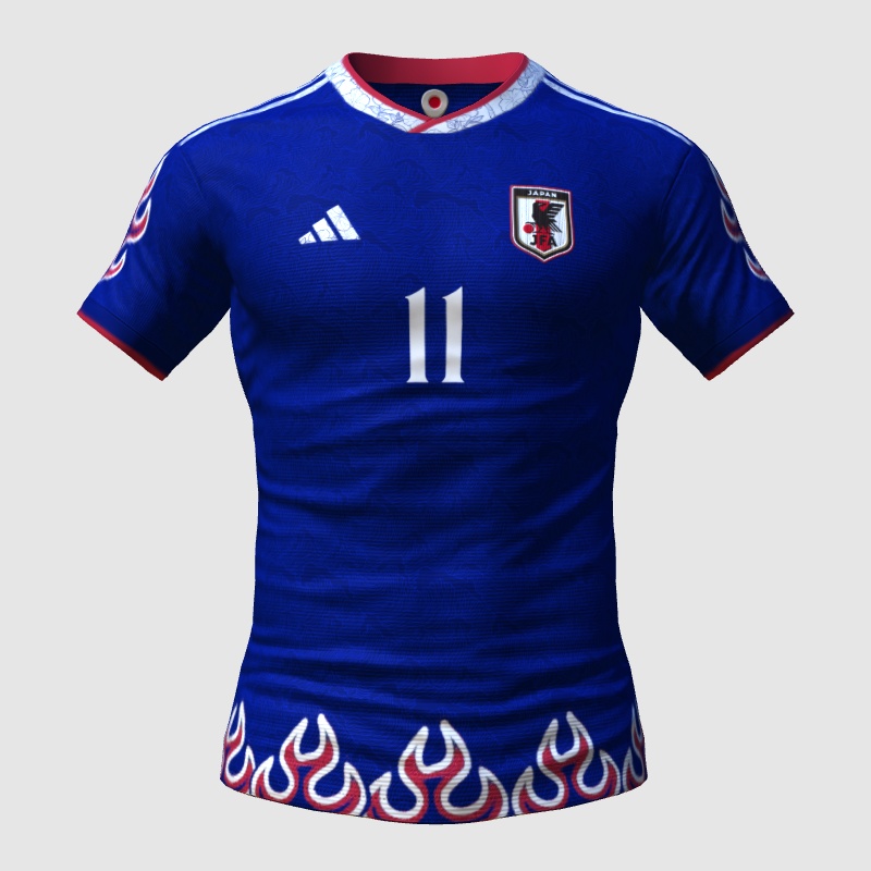 Japan 98 Asics Home kit x Adidas (Retro Version) - FIFA Kit Creator ...