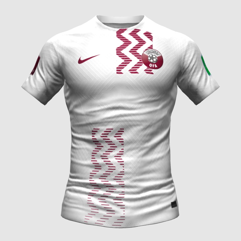Qatar Away Concept Kit - FIFA Kit Creator Showcase