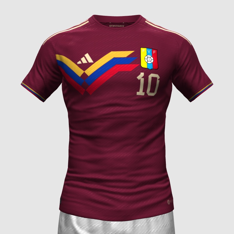 Adidas Venezuela home kit concept - FIFA 23 Kit Creator Showcase