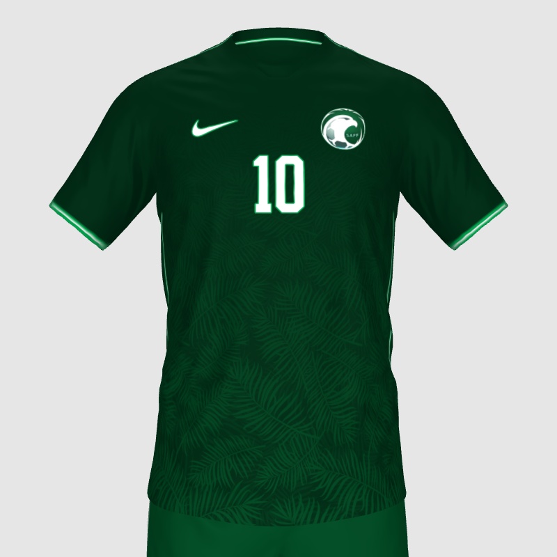 KSA Aways Kit - 2022 Qatar World Cup - FIFA Kit Creator Showcase