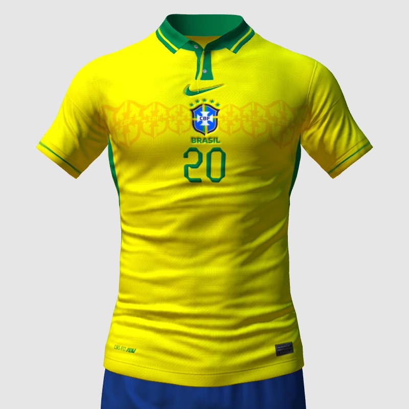 Brazil 1994 Modern Remake - FIFA Kit Creator Showcase