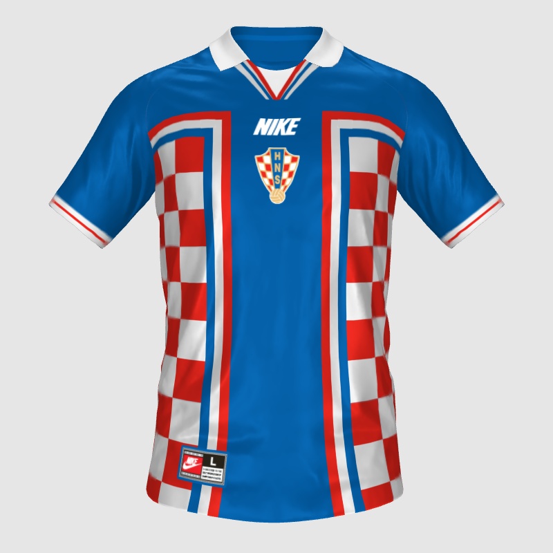 Croatia 1998 WC Kit | Redesign - FIFA Kit Creator Showcase