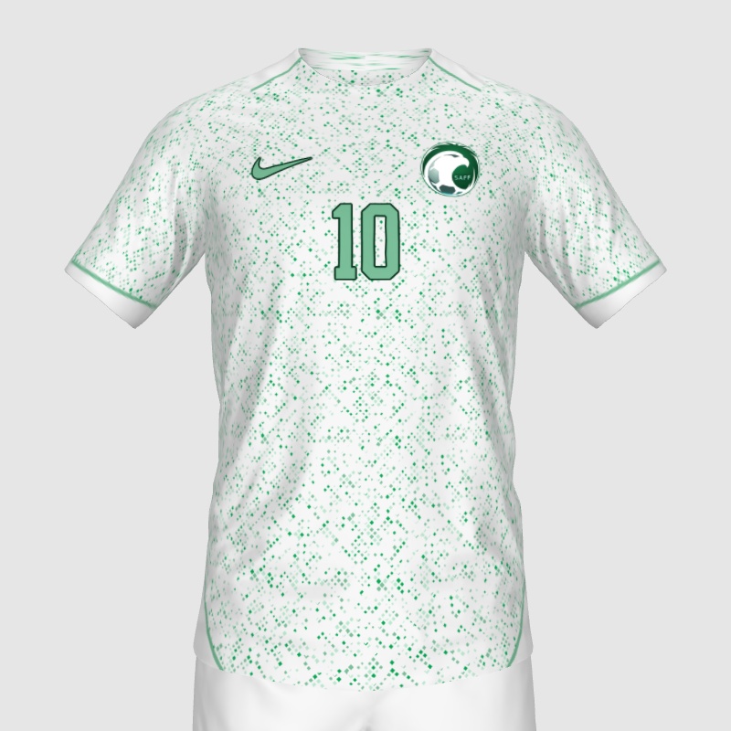 KSA Home Kit - 2022 Qatar World Cup - FIFA 23 Kit Creator Showcase