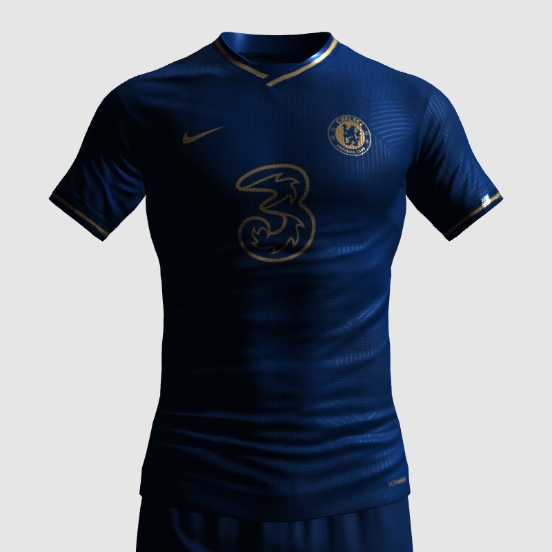 Chelsea home kit concept - FIFA 23 Kit Creator Showcase