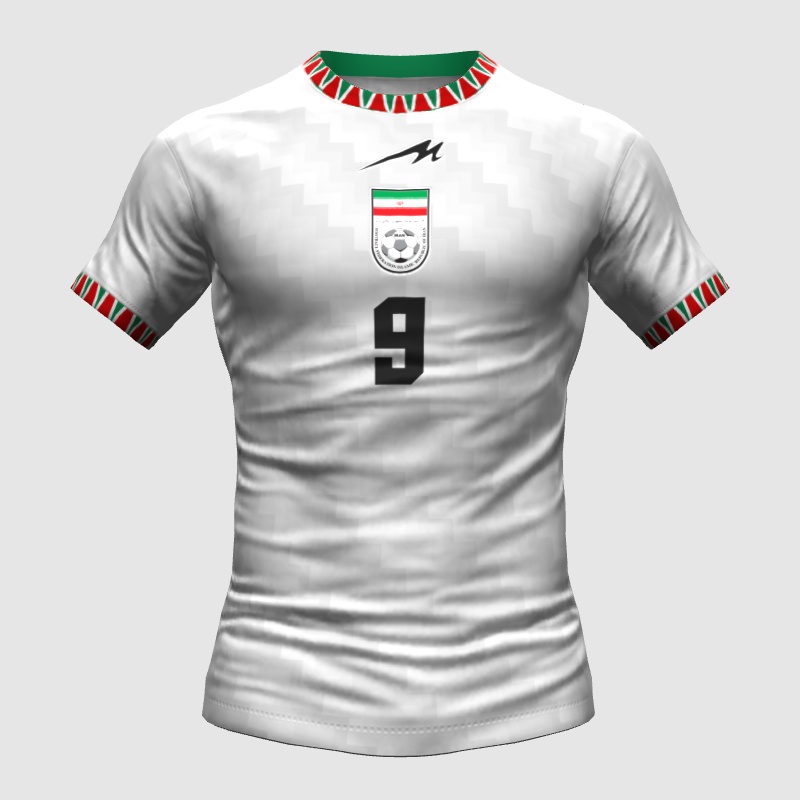 Iran 2022 Qatar World Cup home concept kit - FIFA Kit Creator Showcase