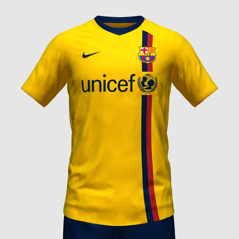 FC Barcelona Away Kit 08/09 - FIFA Kit Creator Showcase