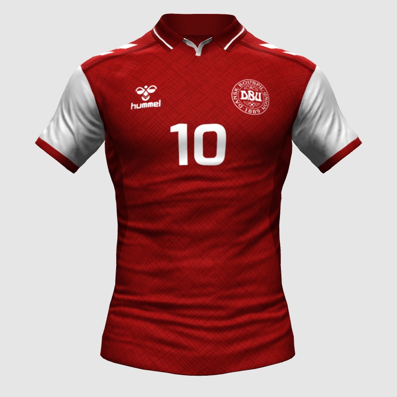 Denmark 2022 Qatar World Cup home concept kit - FIFA 23 Kit Creator ...