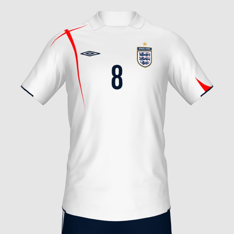 England / WC 2006 / Home - FIFA Kit Creator Showcase