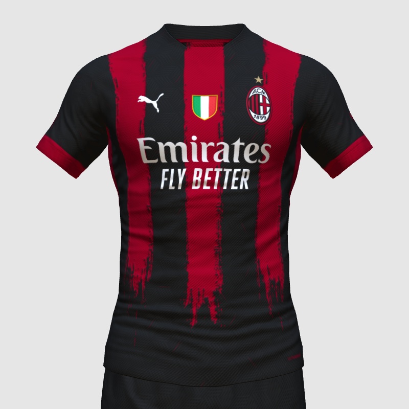 Ac Milan Home Kit concept - FIFA Kit Creator Showcase