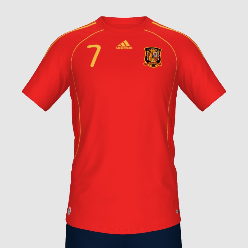 Spain / Euro 2008 / Home - FIFA Kit Creator Showcase