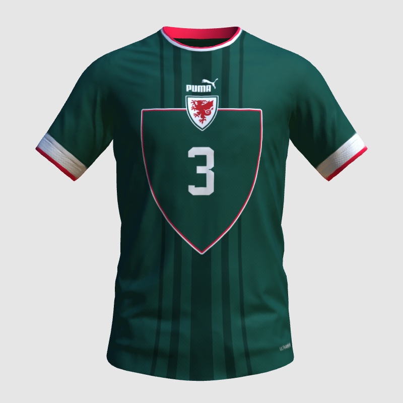 Wales x Puma Away Concept - FIFA Kit Creator Showcase