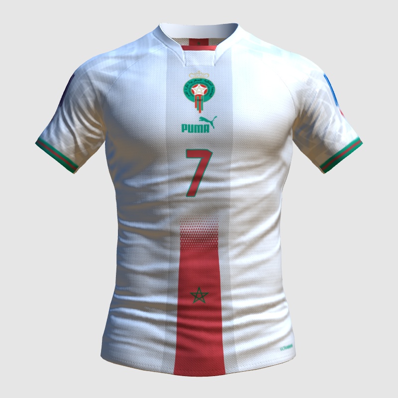 morocco away concept (KO v france SF) - FIFA Kit Creator Showcase