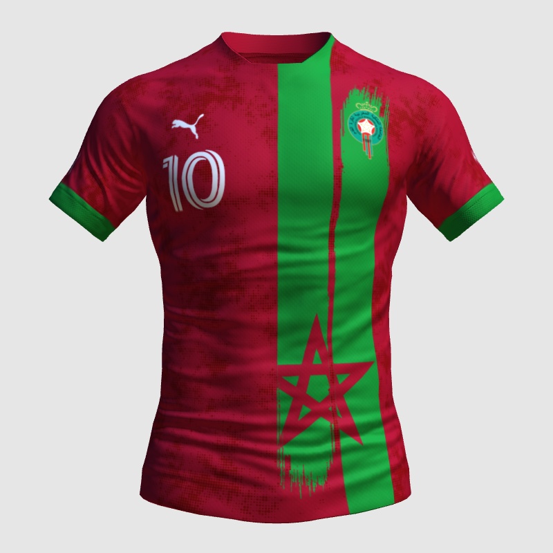 Morocco World Cup Kit Concept - FIFA 23 Kit Creator Showcase