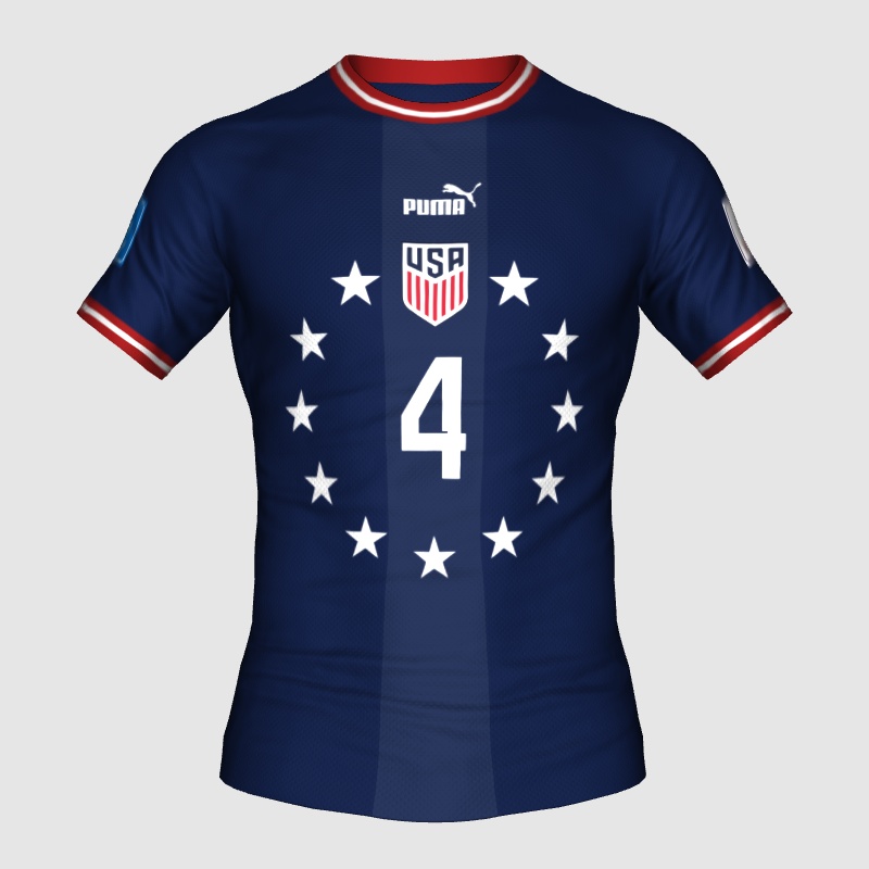 USA Puma Away Concept Kit - FIFA 23 Kit Creator Showcase