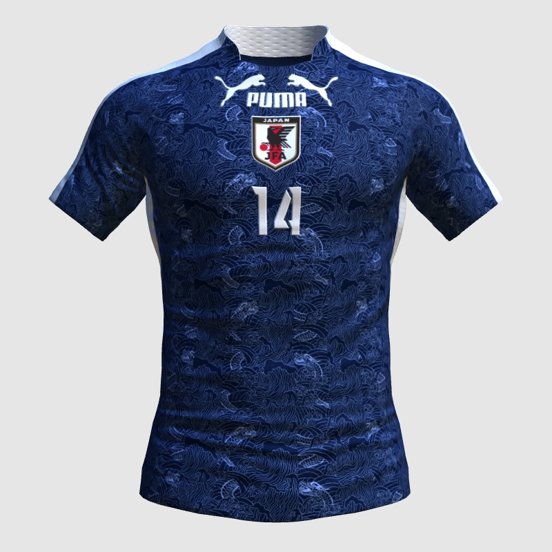 JAPAN 2026 WORLD CUP HOME KIT PUMA - FIFA Kit Creator Showcase