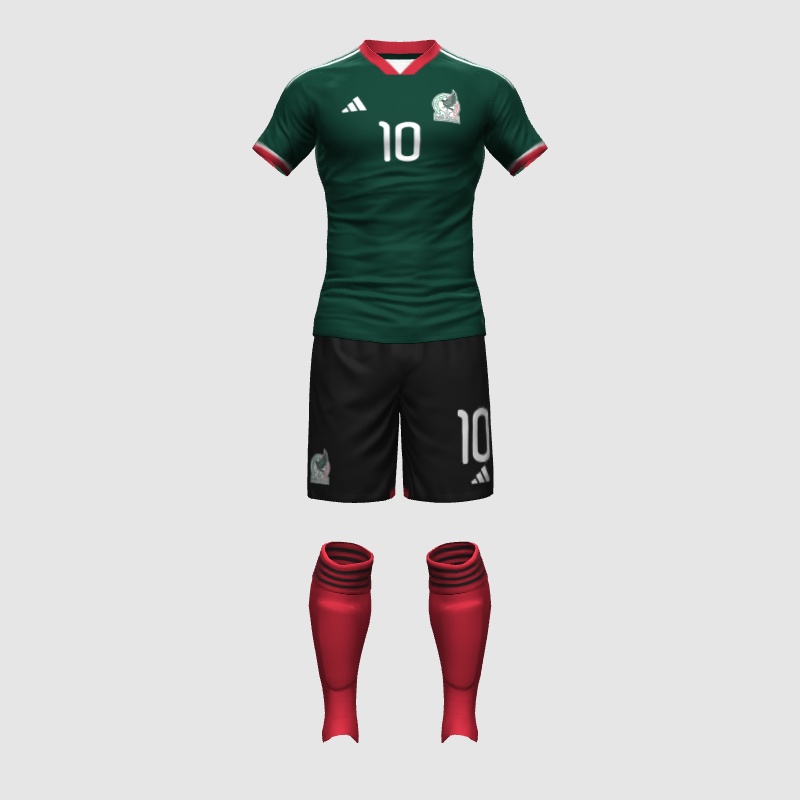 Mexico 2026 World Cup Concept Home Kit - FIFA Kit Creator Showcase