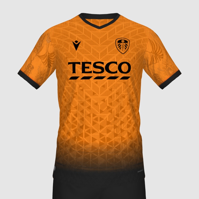 Leeds AWAY Orange - FIFA 23 Kit Creator Showcase