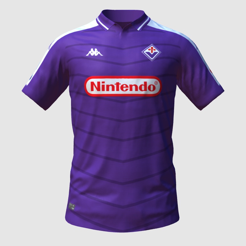 Kappa X Fiorentina 98 99 Home Kit Redux Fifa 23 Kit Creator Showcase