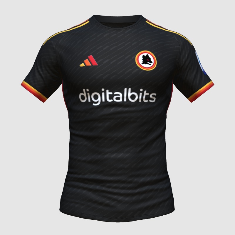 FOOTYHEADLINES: Roma Third 23/24 - FIFA 23 Kit Creator Showcase