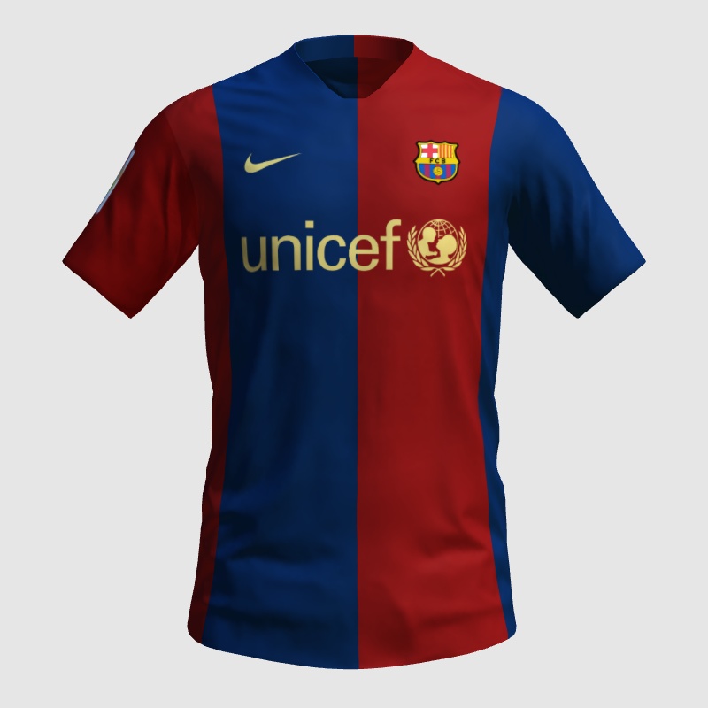 FCB Barcelona Kit Home 06/07 - FIFA Kit Creator Showcase