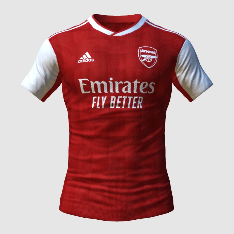 Arsenal Mono Home Kit - FIFA Kit Creator Showcase