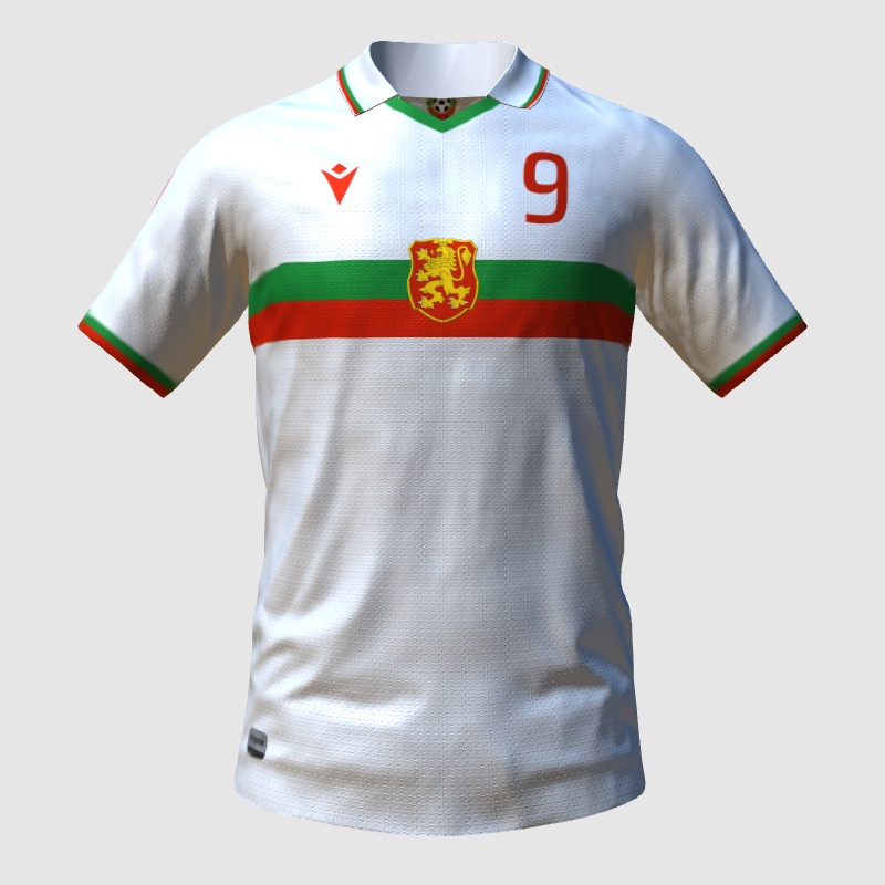 macron x Bulgaria home kit concept 2024 - FIFA 23 Kit Creator Showcase