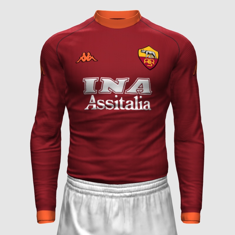 AS Roma 2001 home - FIFA Kit Creator Showcase