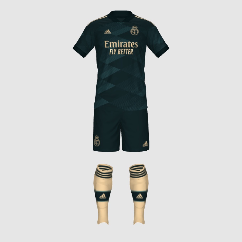 Real madrid third (with number color gold) - FIFA Kit Creator Showcase