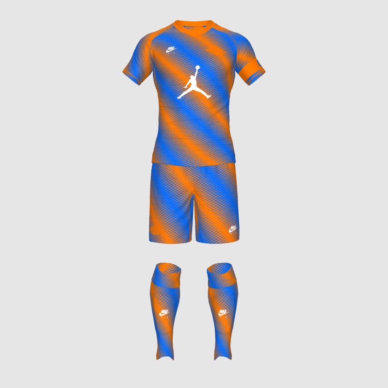 Blue and Orange Jordan Kit - FIFA Kit Creator Showcase