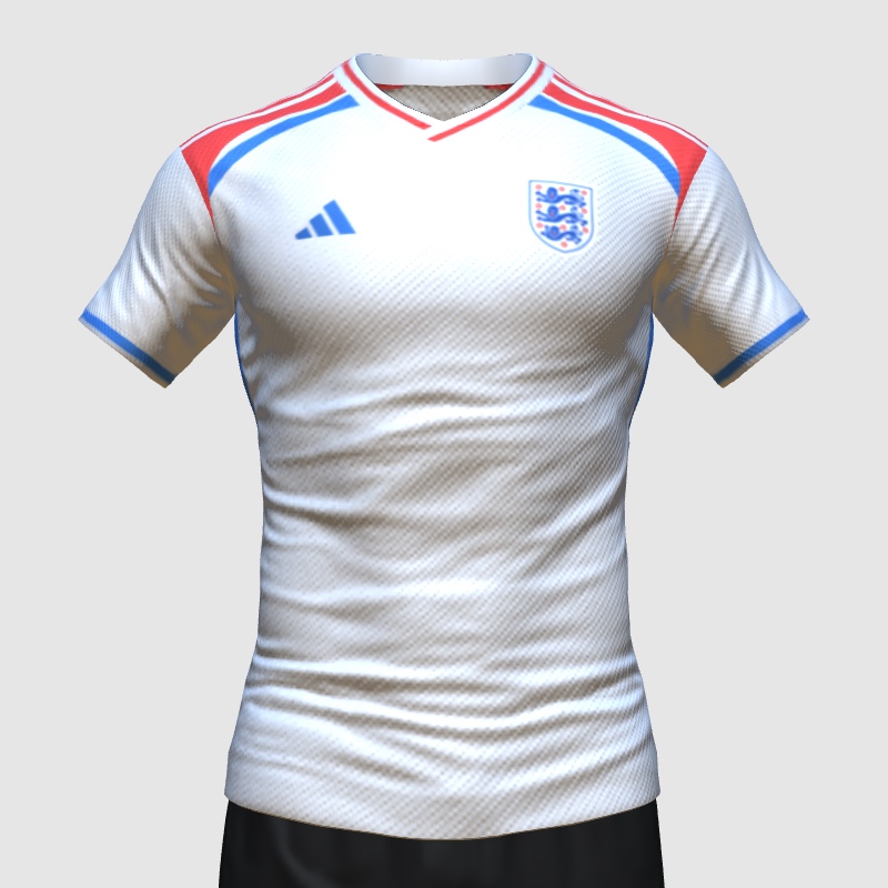 England Euro 24 Home Kit - FIFA 23 Kit Creator Showcase