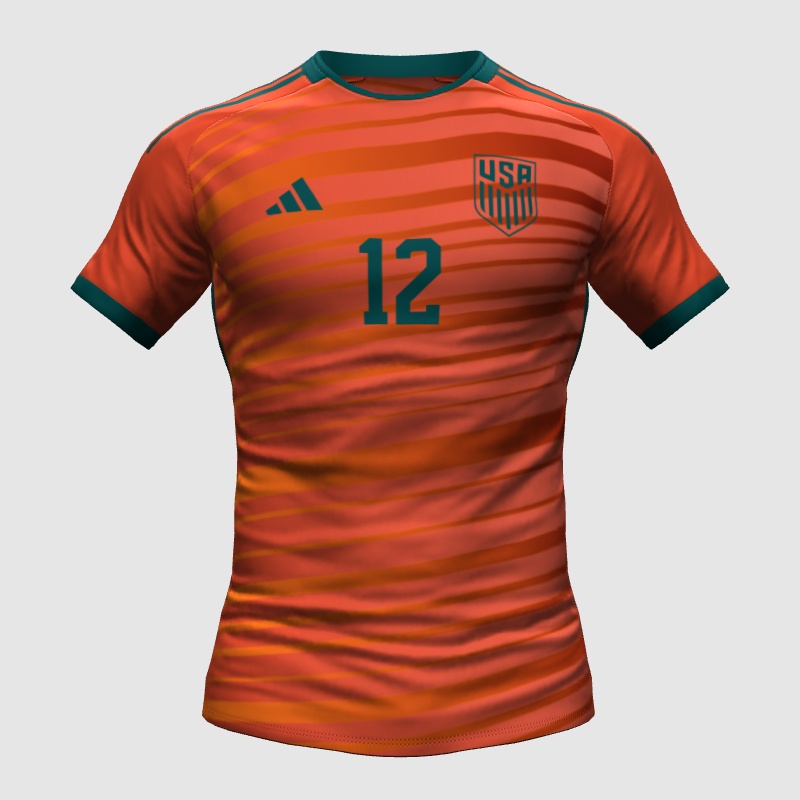 USA Women x Adidas WC 2023 "Grand Canyon" Concept - FIFA 23 Kit Creator ...