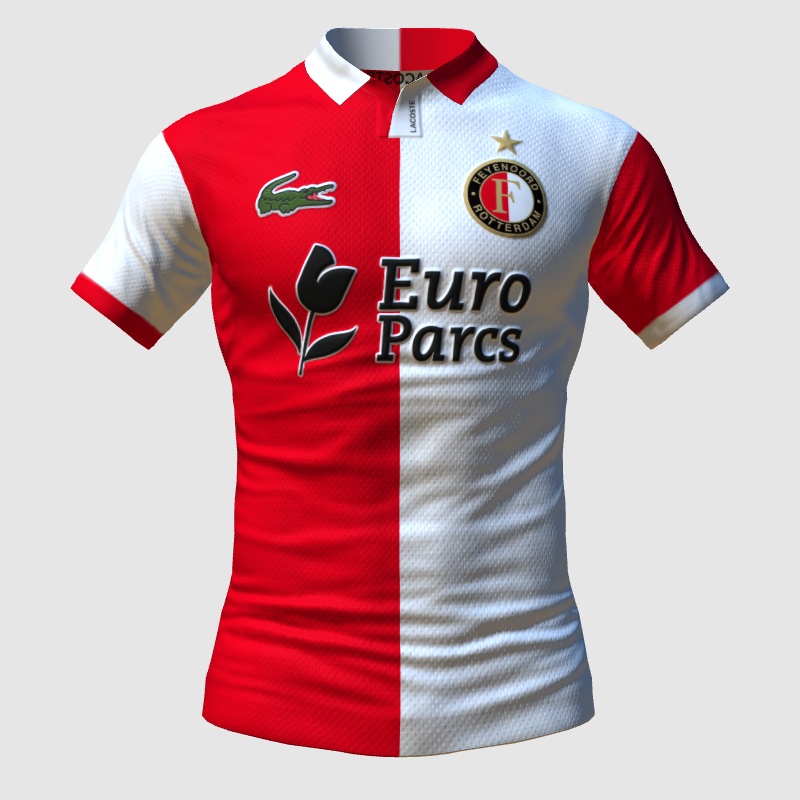 Feyenoord - Home - Lacoste - FIFA 23 Kit Creator Showcase
