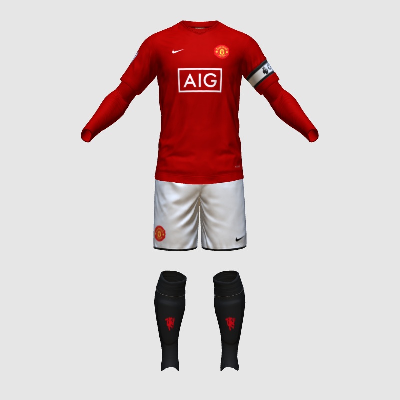 Manchester United home 2008 - FIFA Kit Creator Showcase
