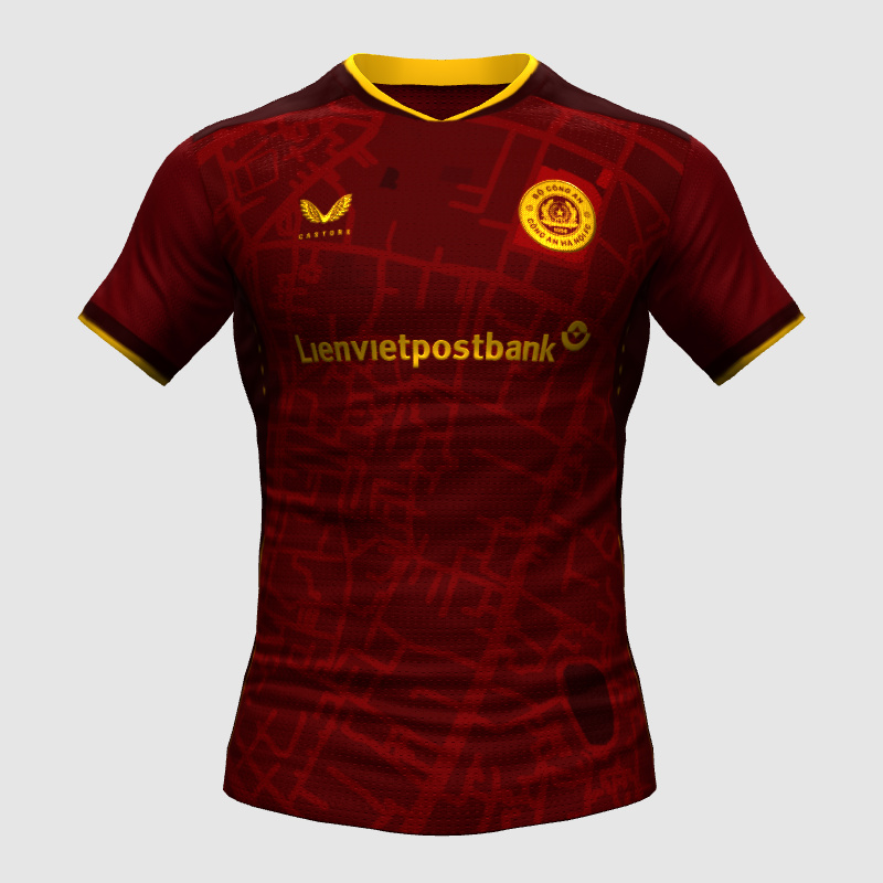 Castore x Cong An Ha Noi "WE are Hanoi" Home Kit - FIFA Kit Creator ...