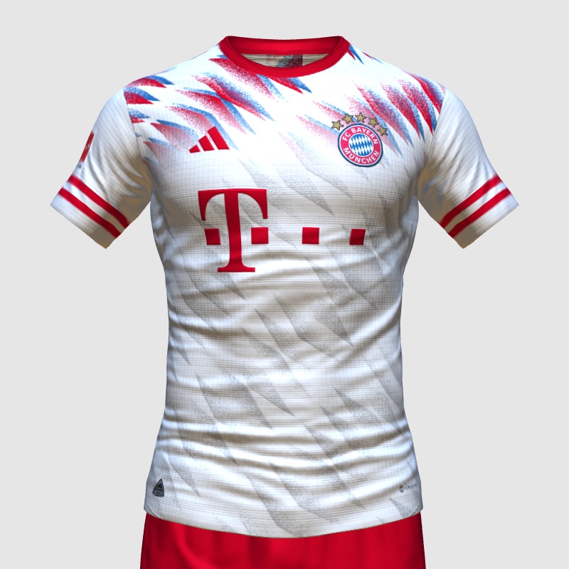 Bayern Munich away white 2 - FIFA Kit Creator Showcase
